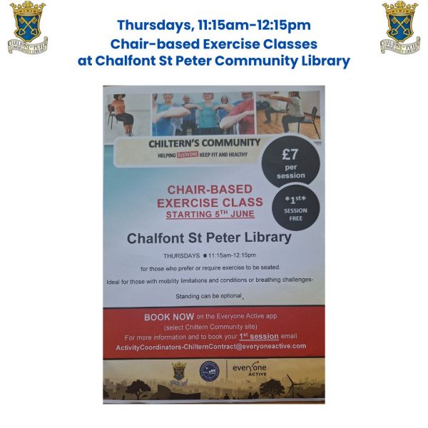 What’s On Calendar at Chalfont St Peter Library